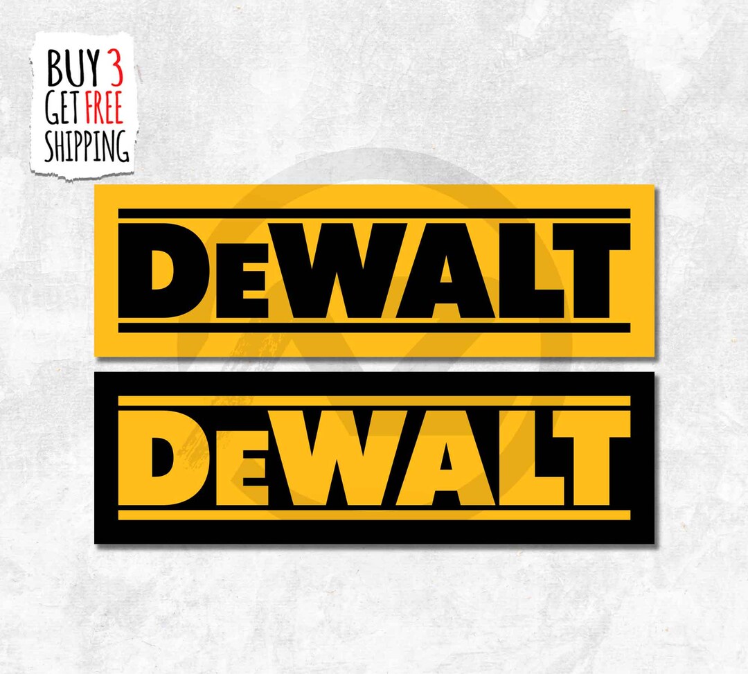 2x Dewalt Stickers, Magnets, Car, Bike, Laptop, Water Bottle High ...