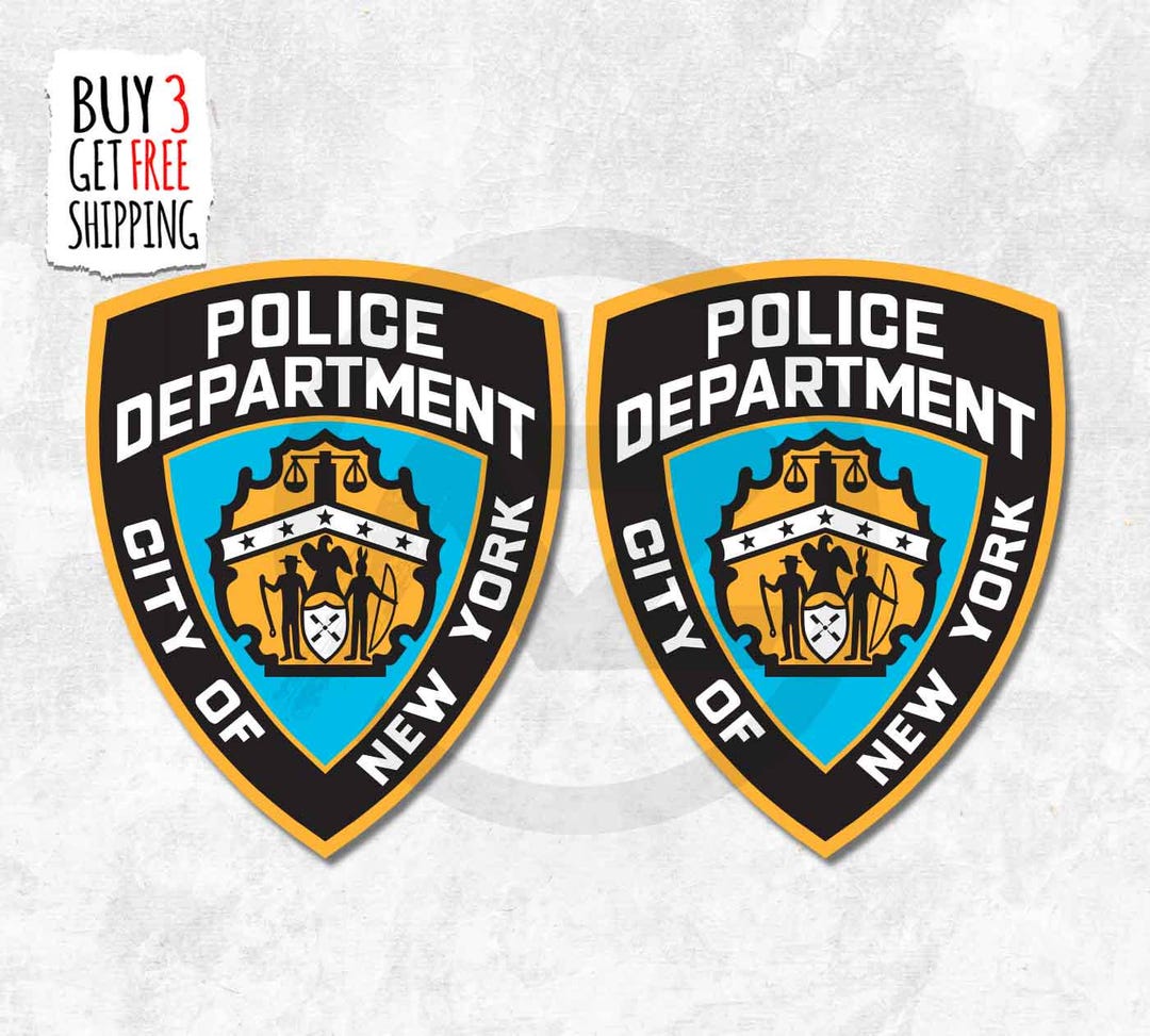 2x Police Stickers, Magnets, Car, Bike, Laptop, Water Bottle High ...