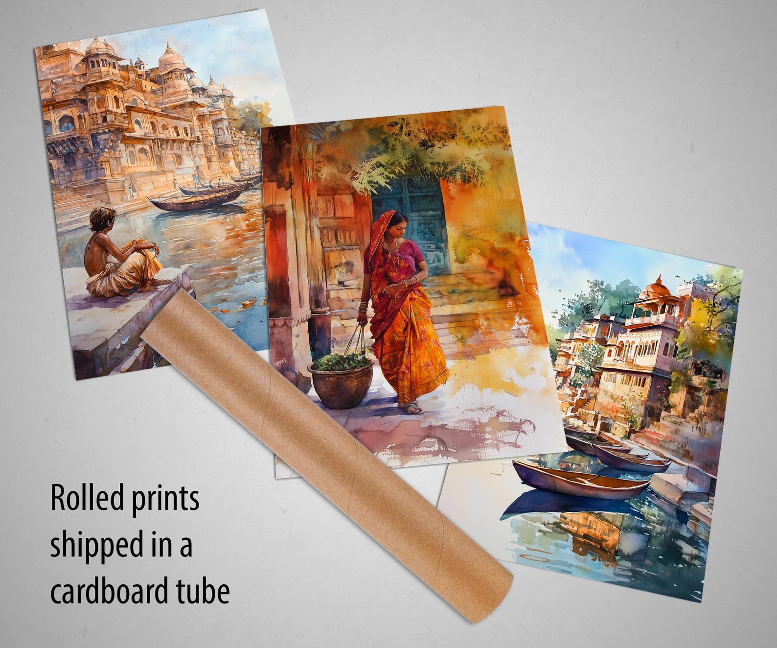 Abstract Indian Wall Art, India Set of 3 Posters, India Triptych ...