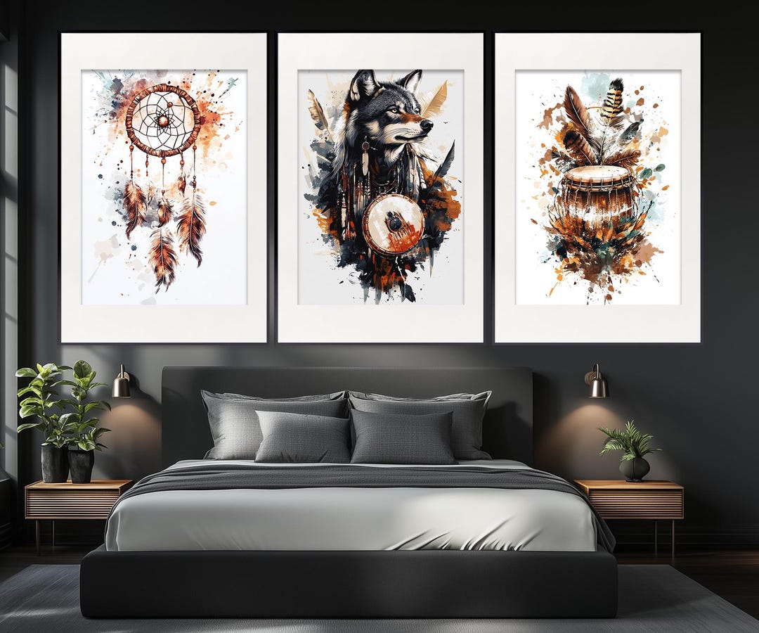 First Nations Traditional Posters, Native American Wall Art, Indian ...