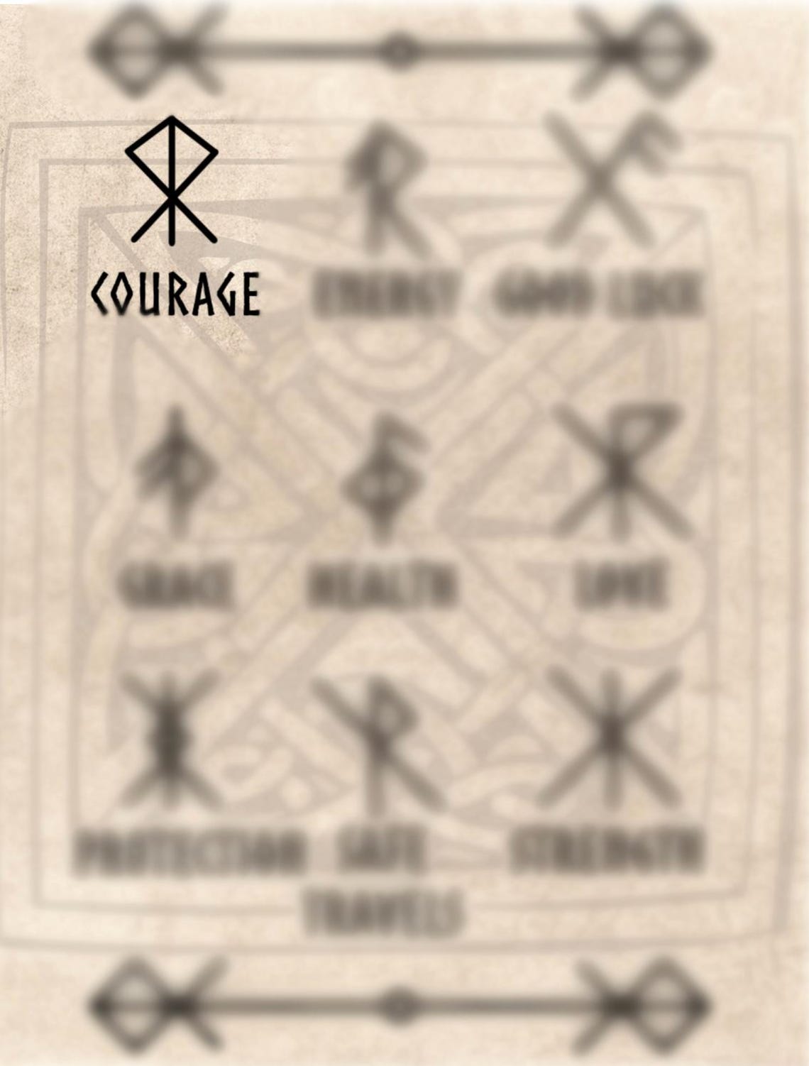 Reading Runes Cheat Sheet Metaphysical Cheat Sheets | Mystical Quick ...