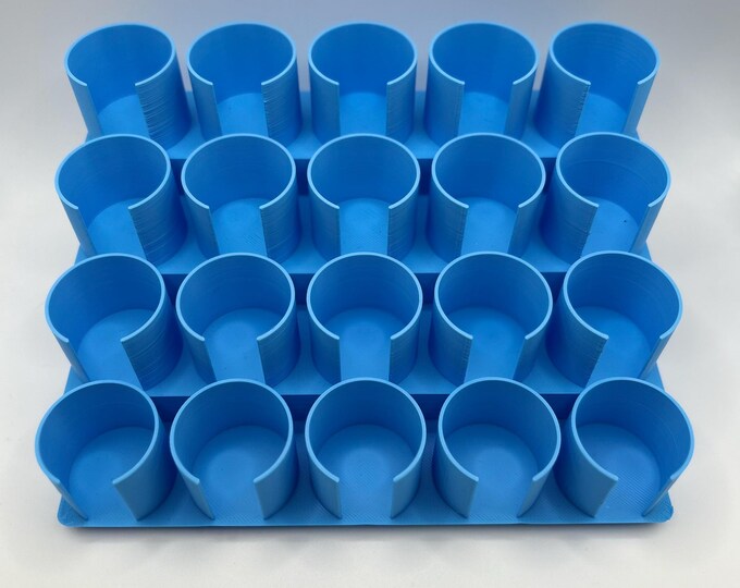 Gridfinity Vial Organizer | Tiered Vial Organizer | 3D Printed ...