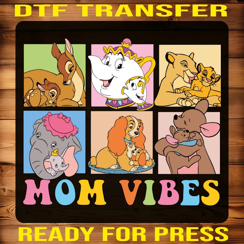 Cartoon Iron on Heat Transfer - Etsy