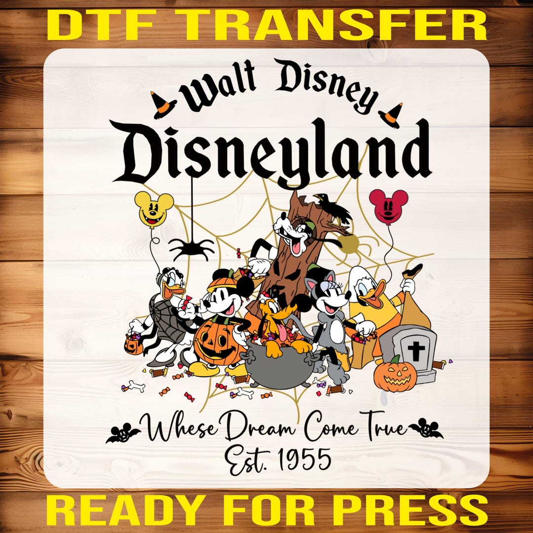 Walt Disney Halloween 1955 Ready to Press, Disneyland Where Dreams Come ...