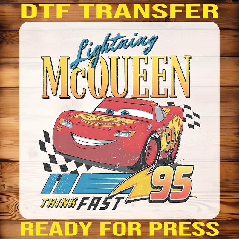 Lightning Mcqueen 95 Logo - Etsy