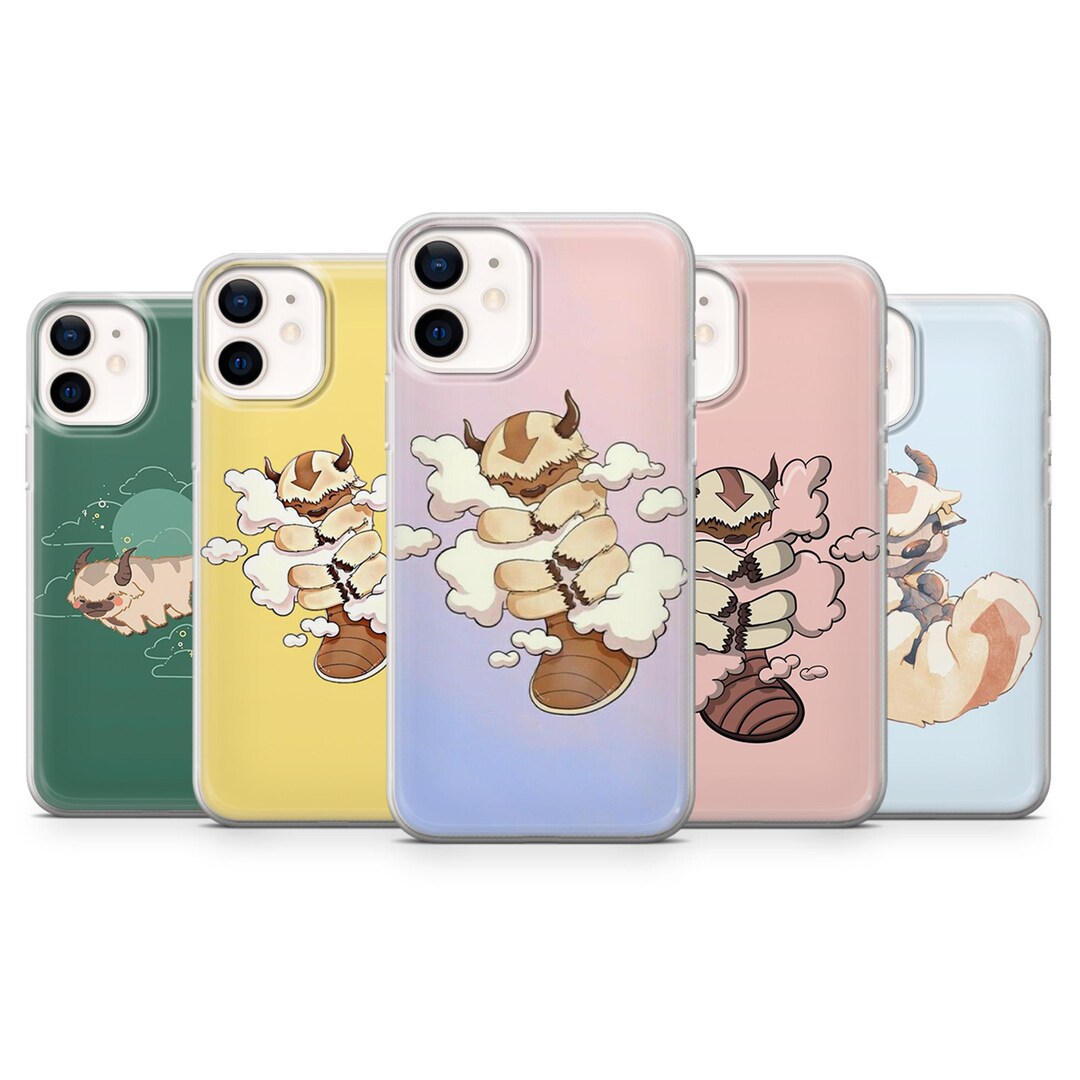Appa Phone Case Avatar Cosplay for iPhone 16E, Pro, 15, 14, 13, 12 ...