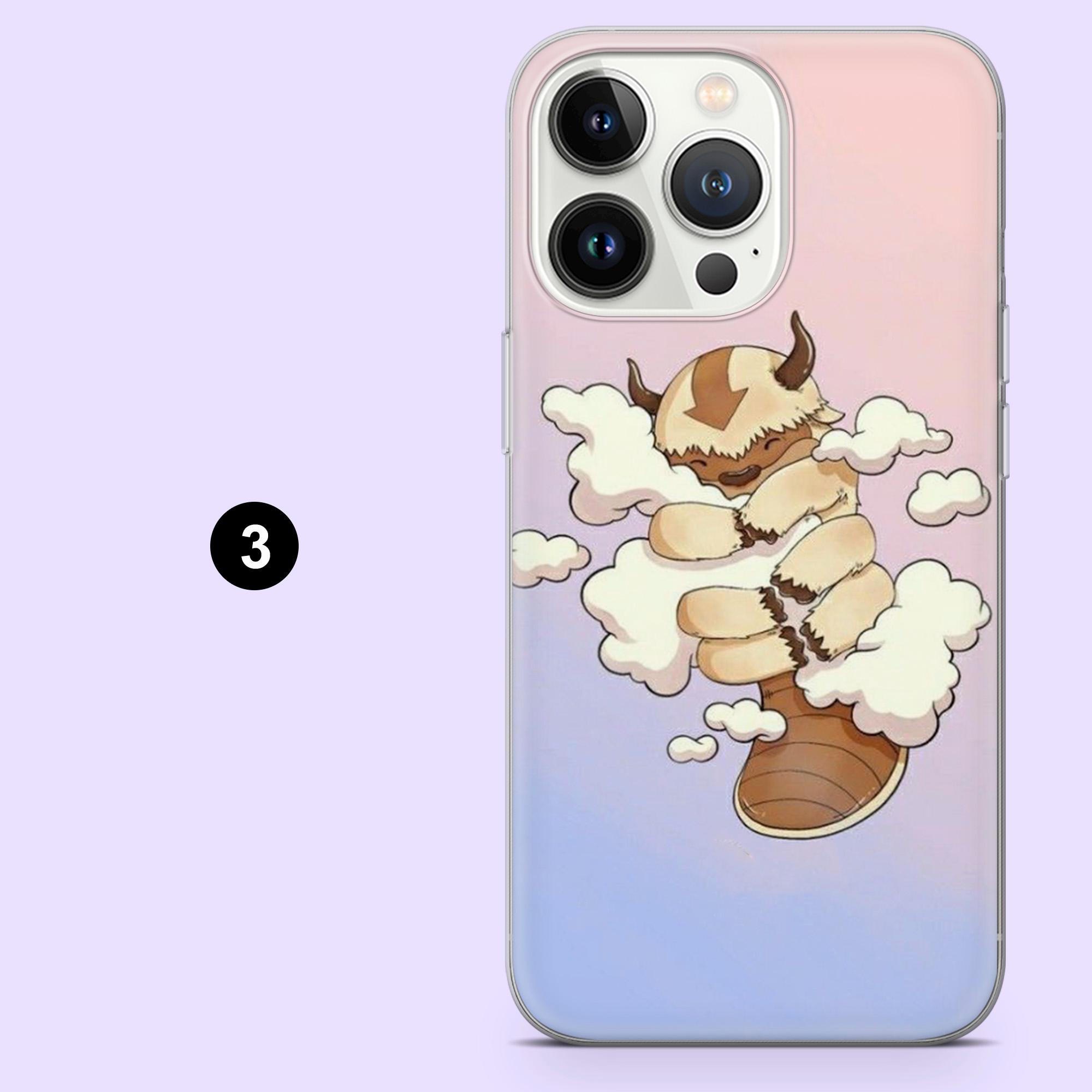 Appa Phone Case Avatar Cosplay for iPhone 16E, Pro, 15, 14, 13, 12 ...