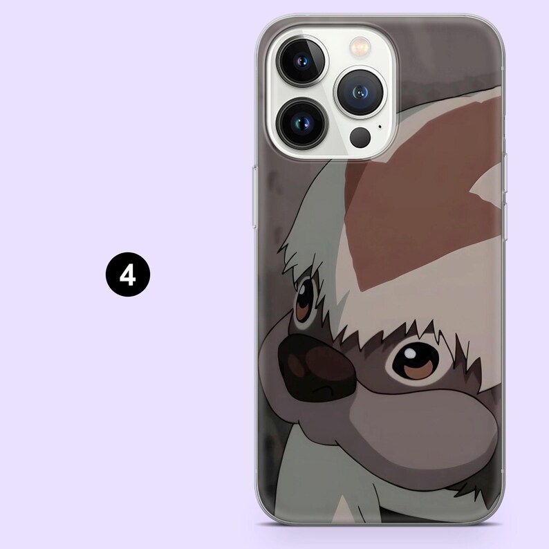 Appa Phone Case Avatar Cosplay for iPhone 16E, Pro, 15, 14, 13, 12 ...