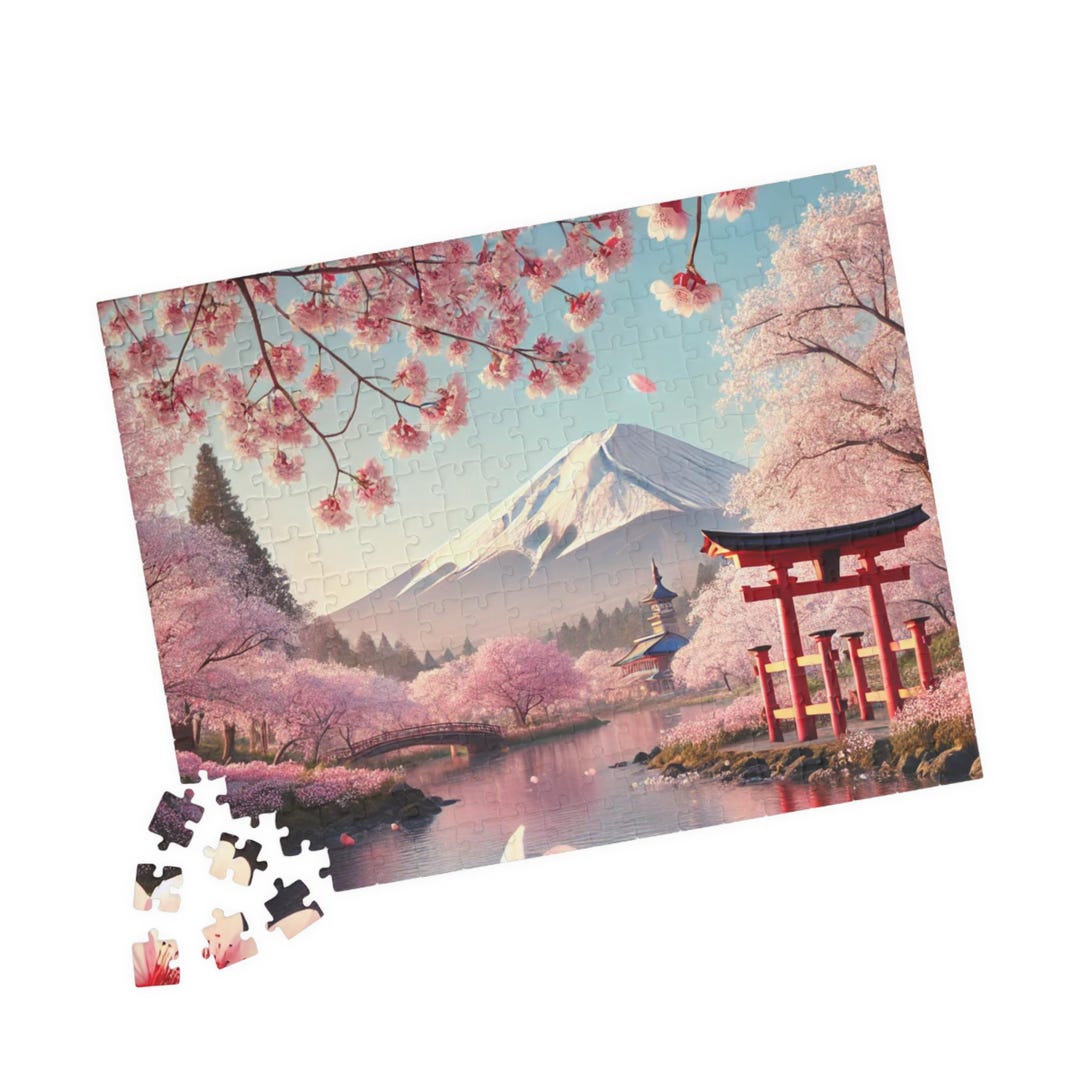Sakura Puzzle | 252, 520, 1014 Pieces | Standard Quality - Etsy