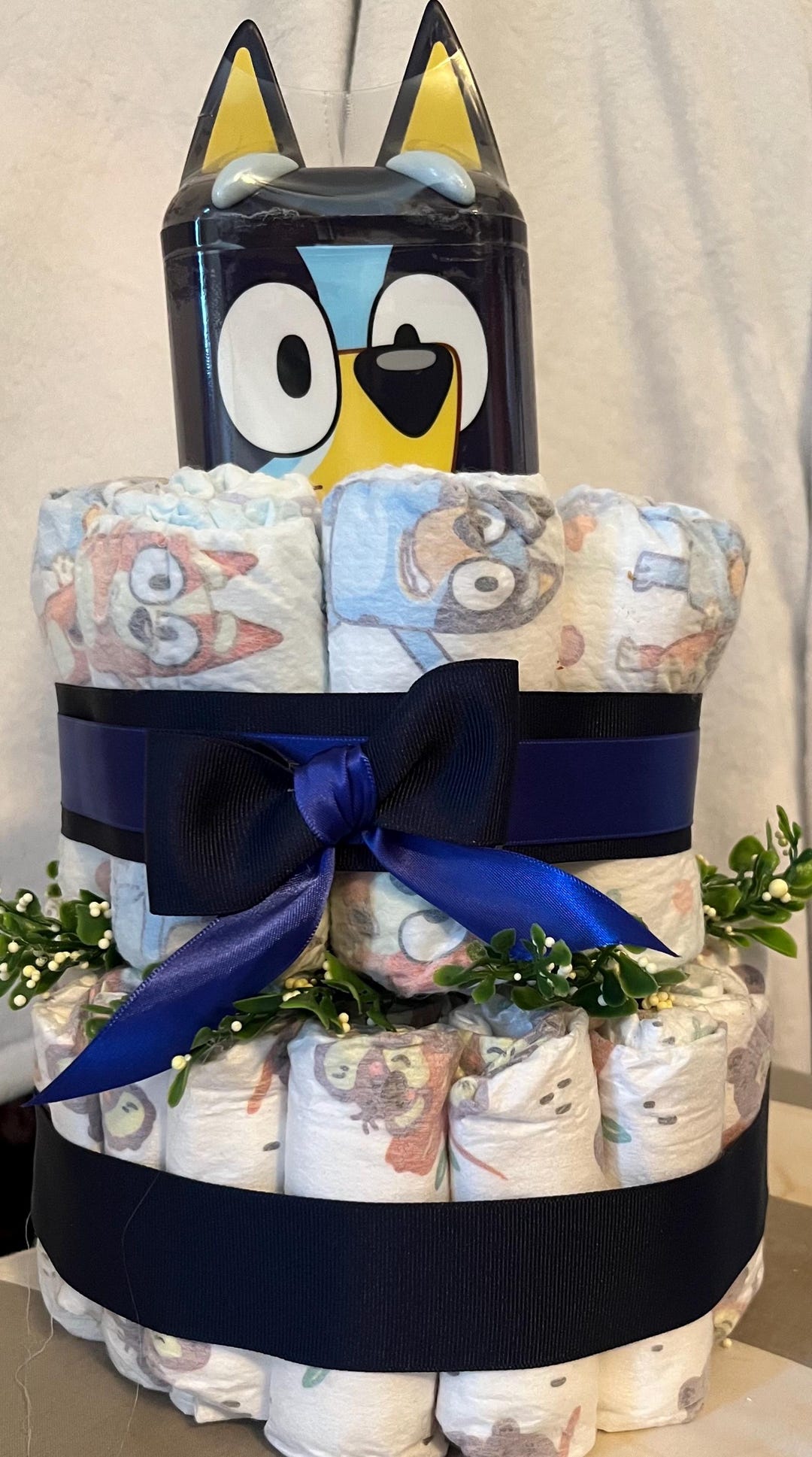 Bluey Diaper Cake - Etsy