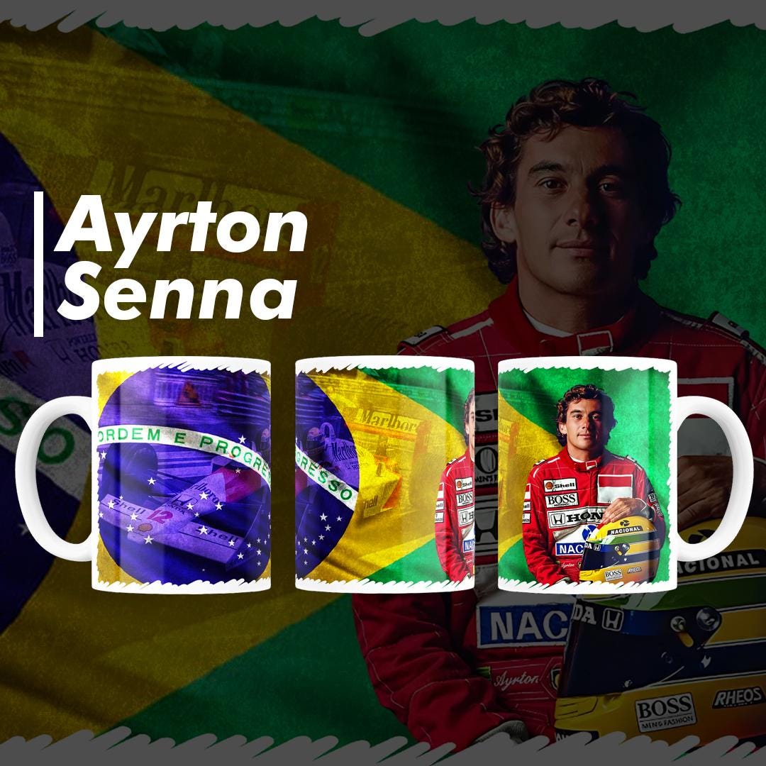 Ayrton Senna F1 Mug Wrap: Racing Car Design (digital Download) - Etsy