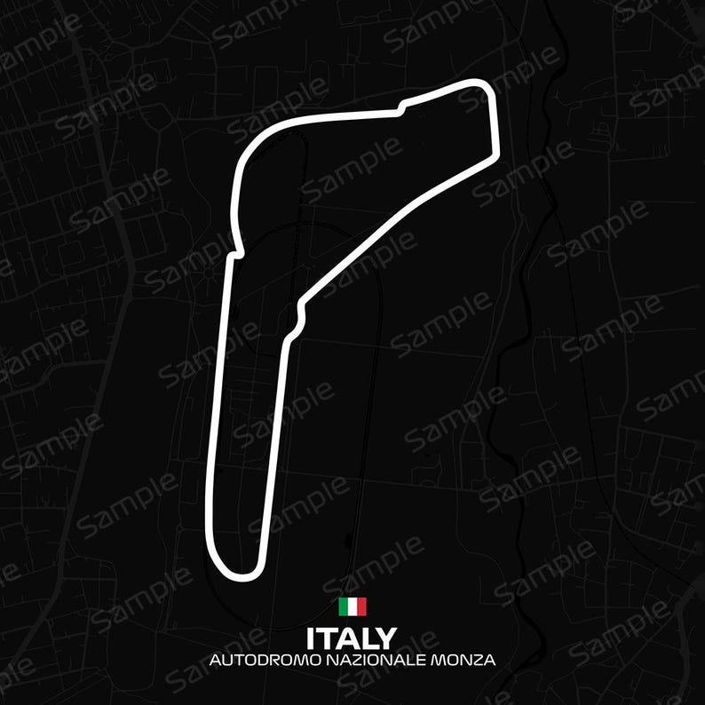 Monza F1 Circuit Map | Italy Formula 1 Track | Autodromo Nazionale ...