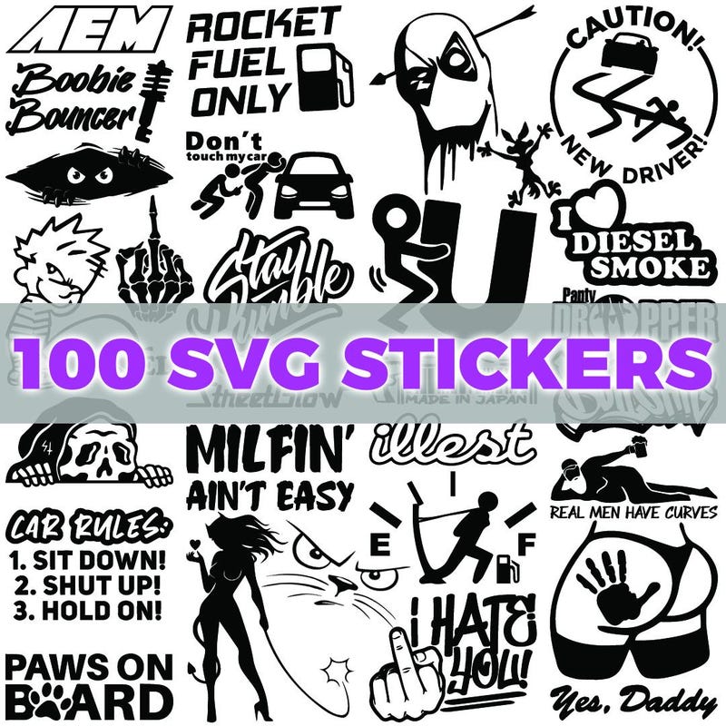 Funny Car Decal - Etsy