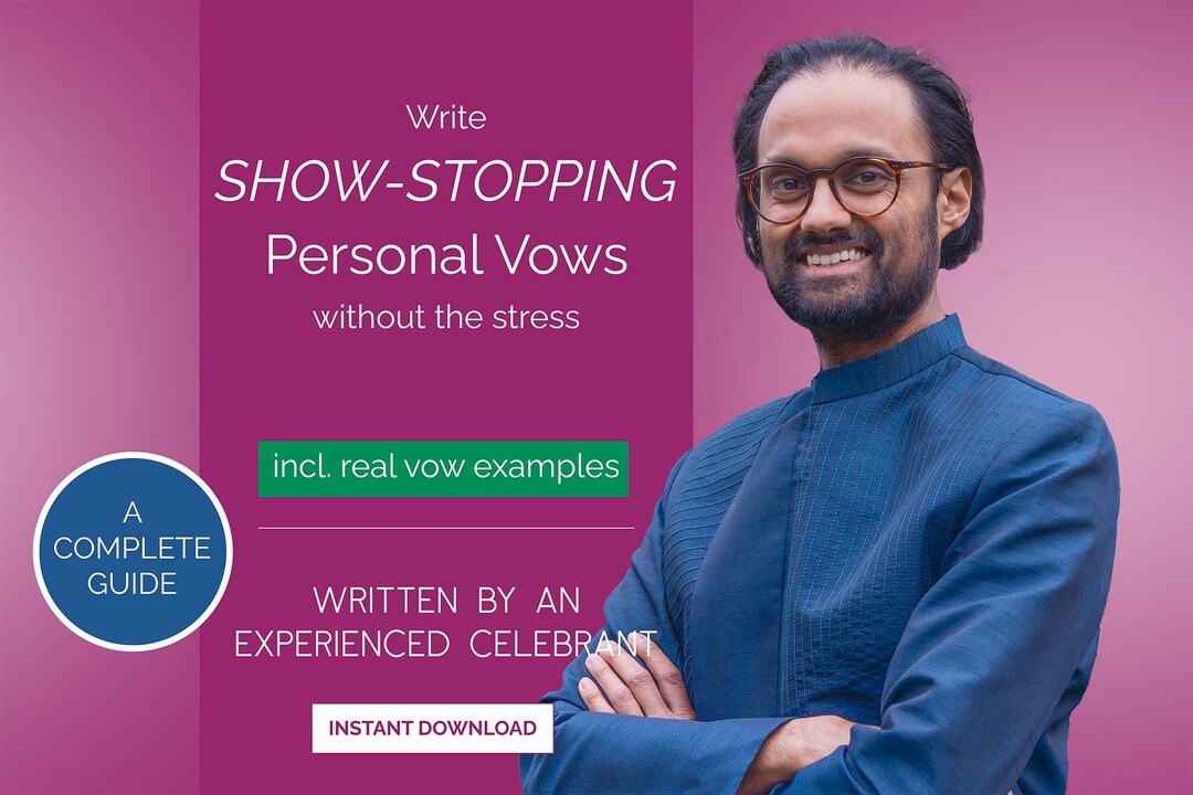 Personal Wedding Vows Guide Real Wedding Vow Examples Vow Writing ...