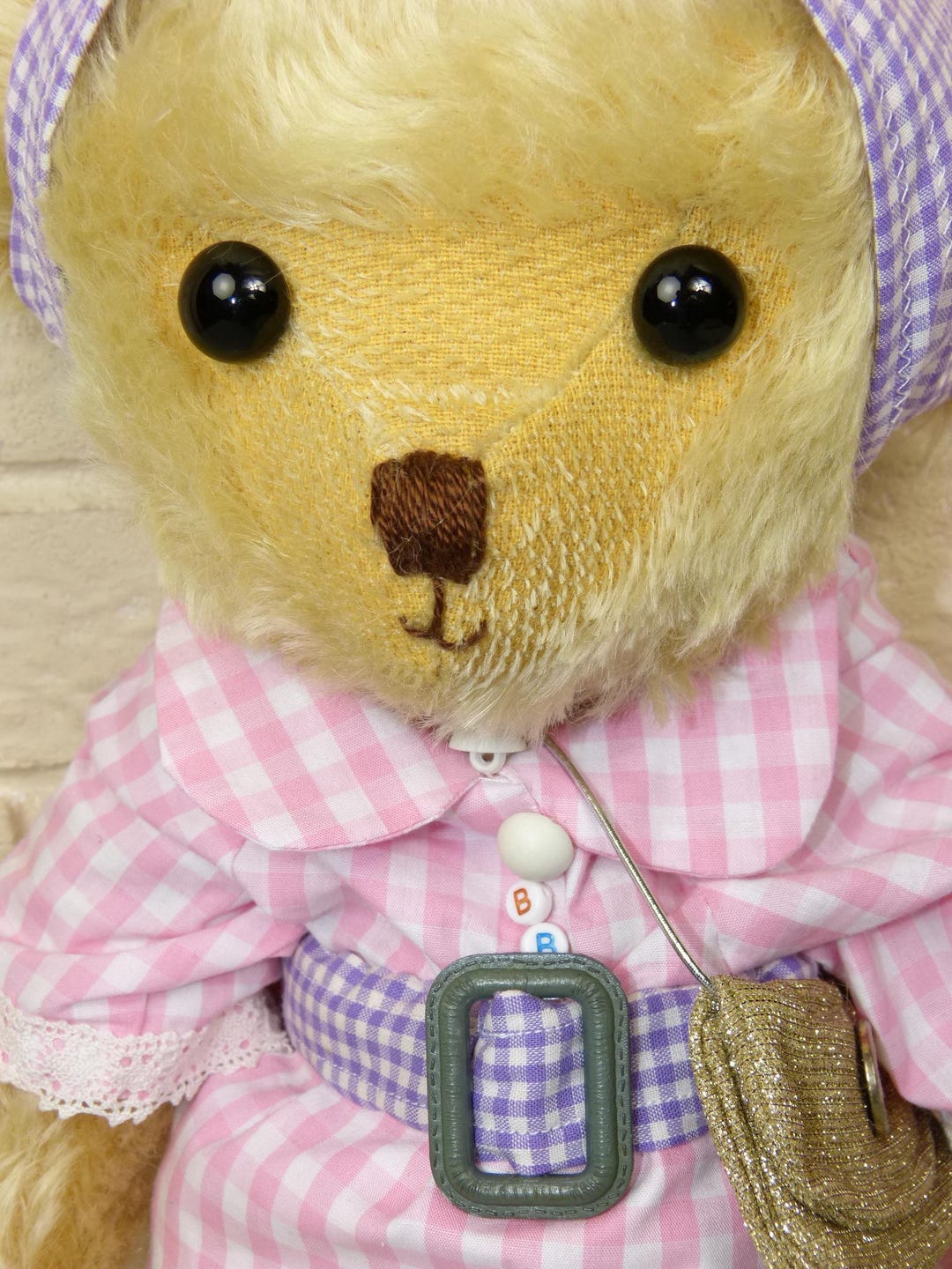 Handmade Teddy Bear Brigitte Saint-tropez 15.75', Artist Teddy Bear in ...
