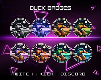 Halloween Duck Badges for Twitch/youtube/discord | Bit Badges | Twitch ...