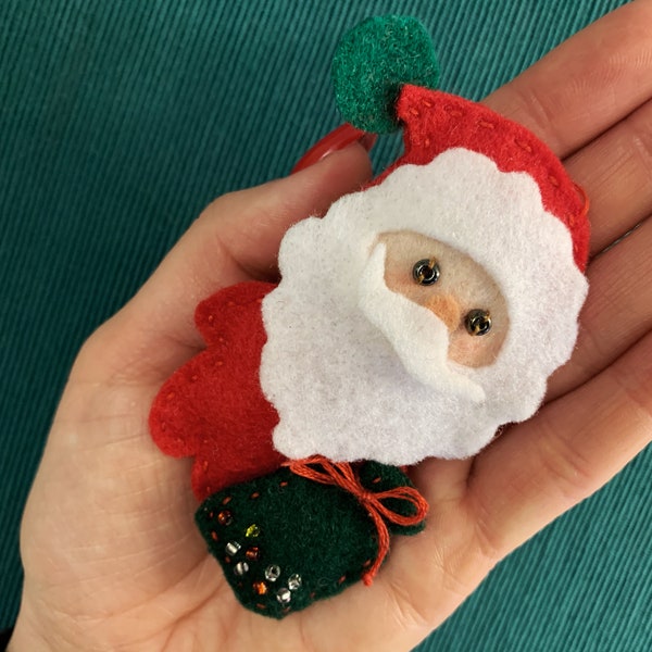 Felt Santa - Etsy