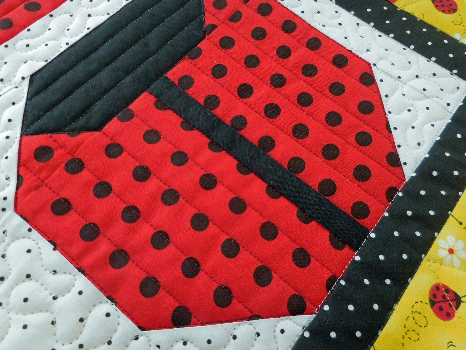 Quilted Ladybug Table Runner Dining Decor Home Decor - Etsy