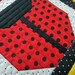Quilted Ladybug Table Runner, Dining Decor, Home Decor Centerpiece ...