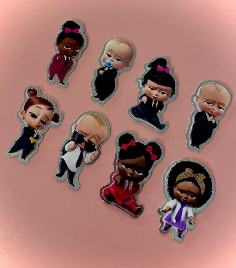 Boss Baby Cupcake Toppers/boss Baby Cake Decorations - Etsy