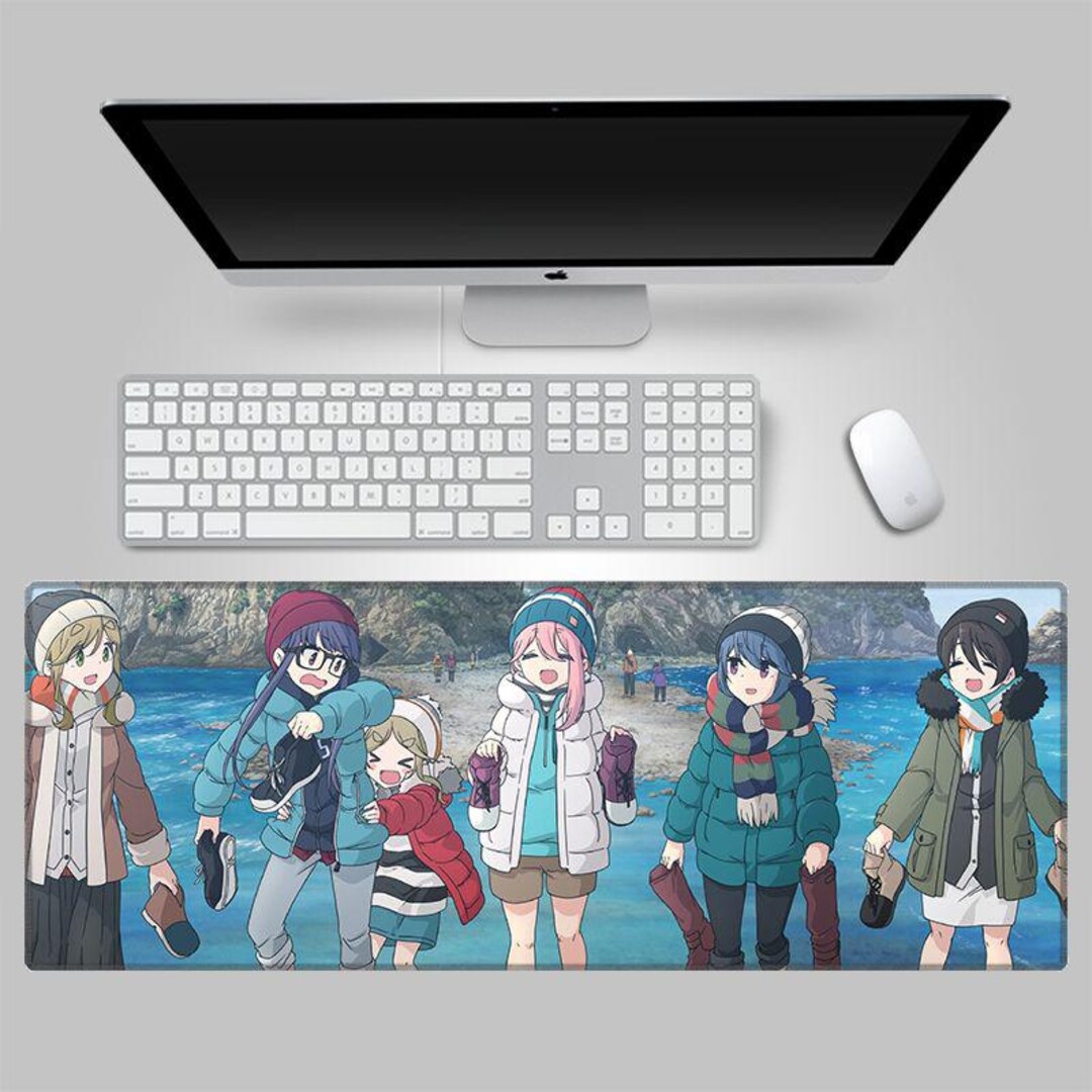 Yuru Camp Anime Mouse Pad, Different Sizes Personalized Printing ...