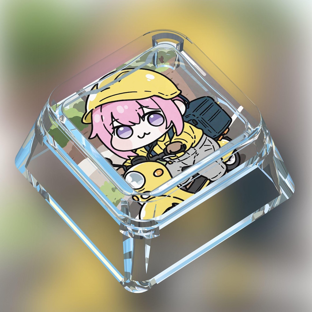 Doro Emoji Single Cartoon - Themed Keycap - Transparent Mechanical ...