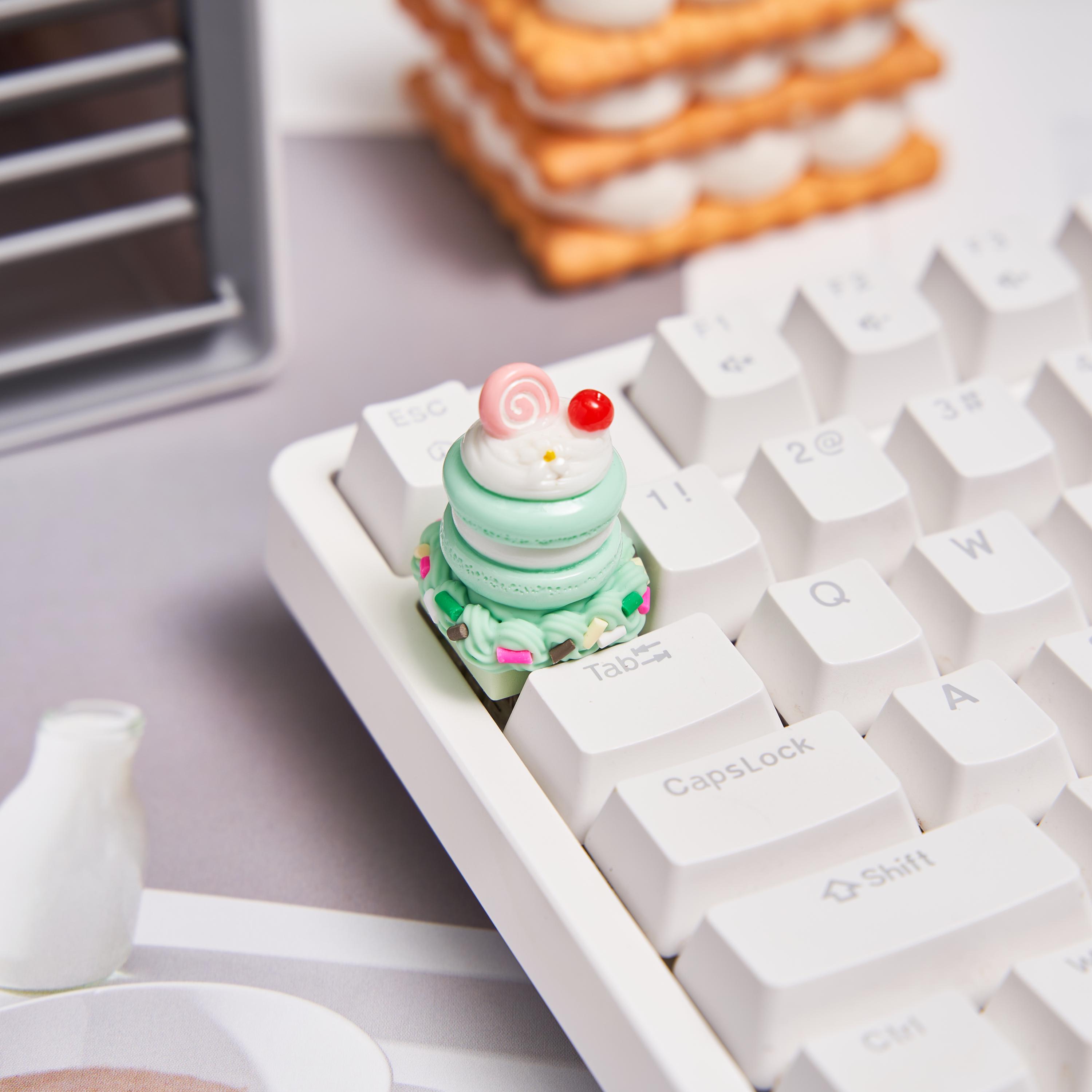 Matcha Dessert Artisan Keycaps | Mechanical Keyboards | Mochi, Cake ...
