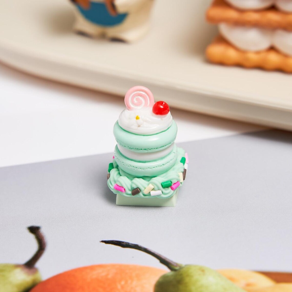 Matcha Dessert Artisan Keycaps | Mechanical Keyboards | Mochi, Cake ...