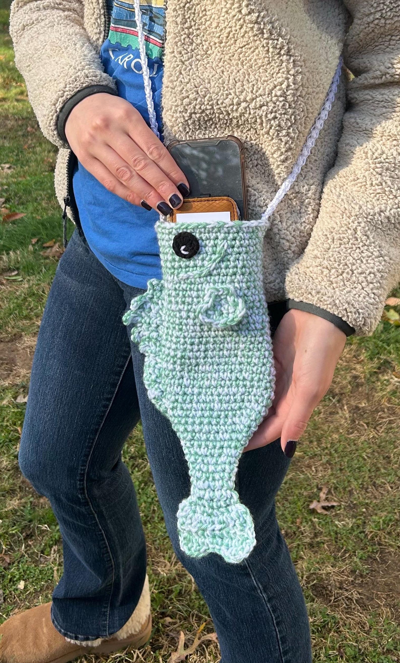 Fish Crossbody - Crochet - Etsy