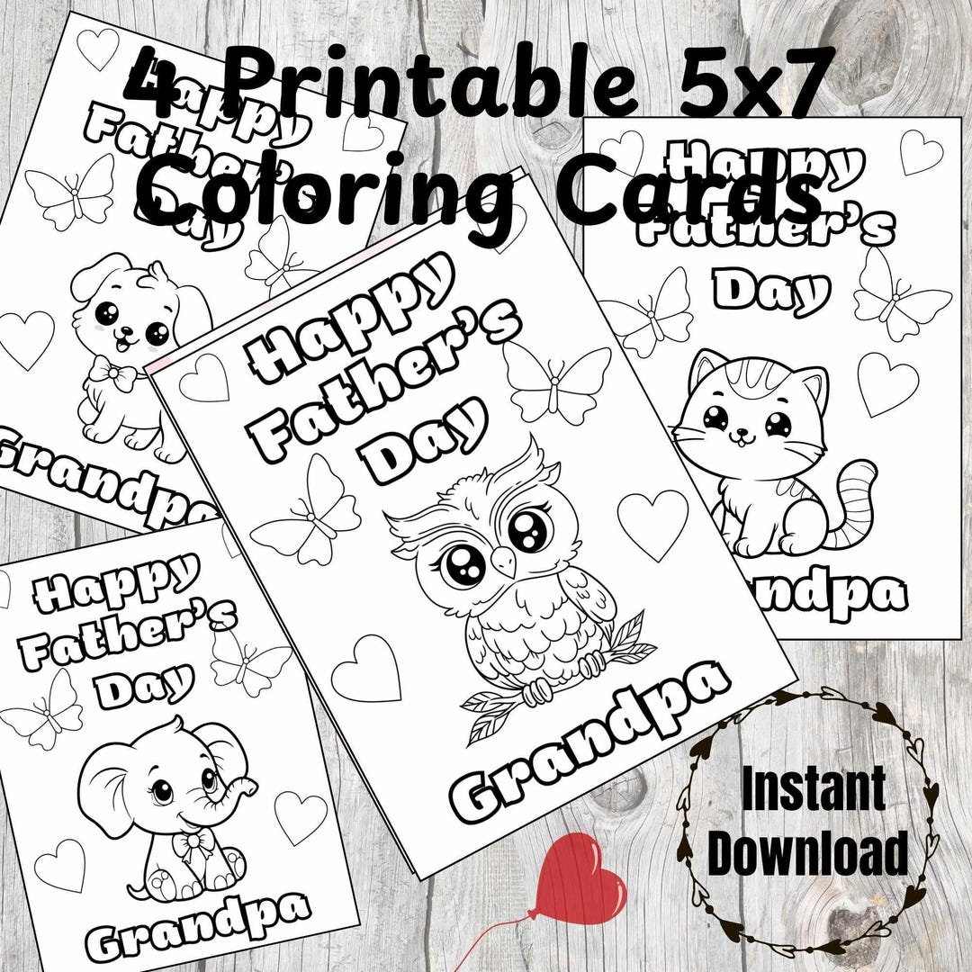 Printable Father’s Day Cards for Grandpa Happy Father's Day Grandpa ...