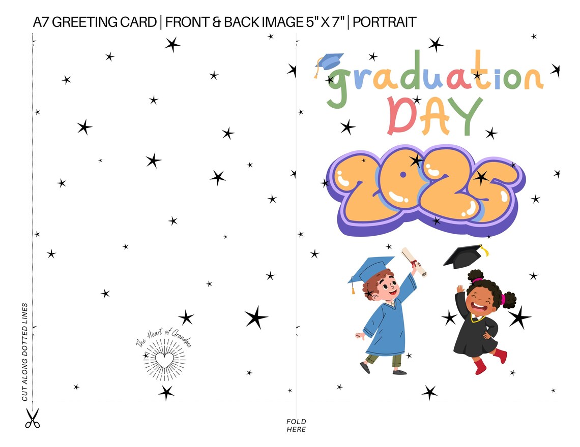 Pre-k Graduation Card for Kids – Congrats Graduate – Preschool ...