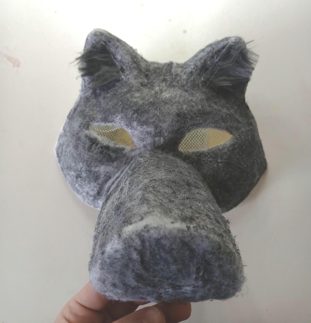 A Wolf Therian Mask - Etsy