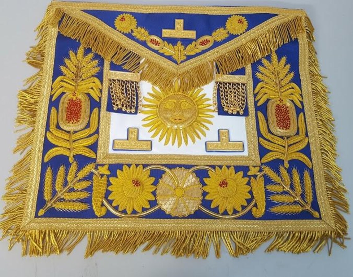 Masonic Grand Master Apron, Masonic Lodge Apron, Masonic Craft Grand ...