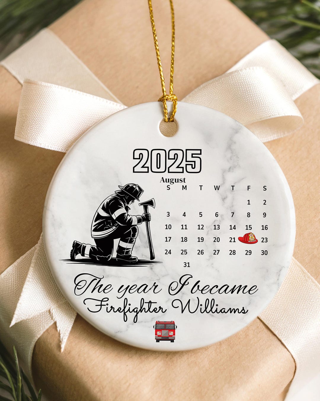 Personalized New Firefighter Gift, Firefighter Gifts, Custom Fire ...