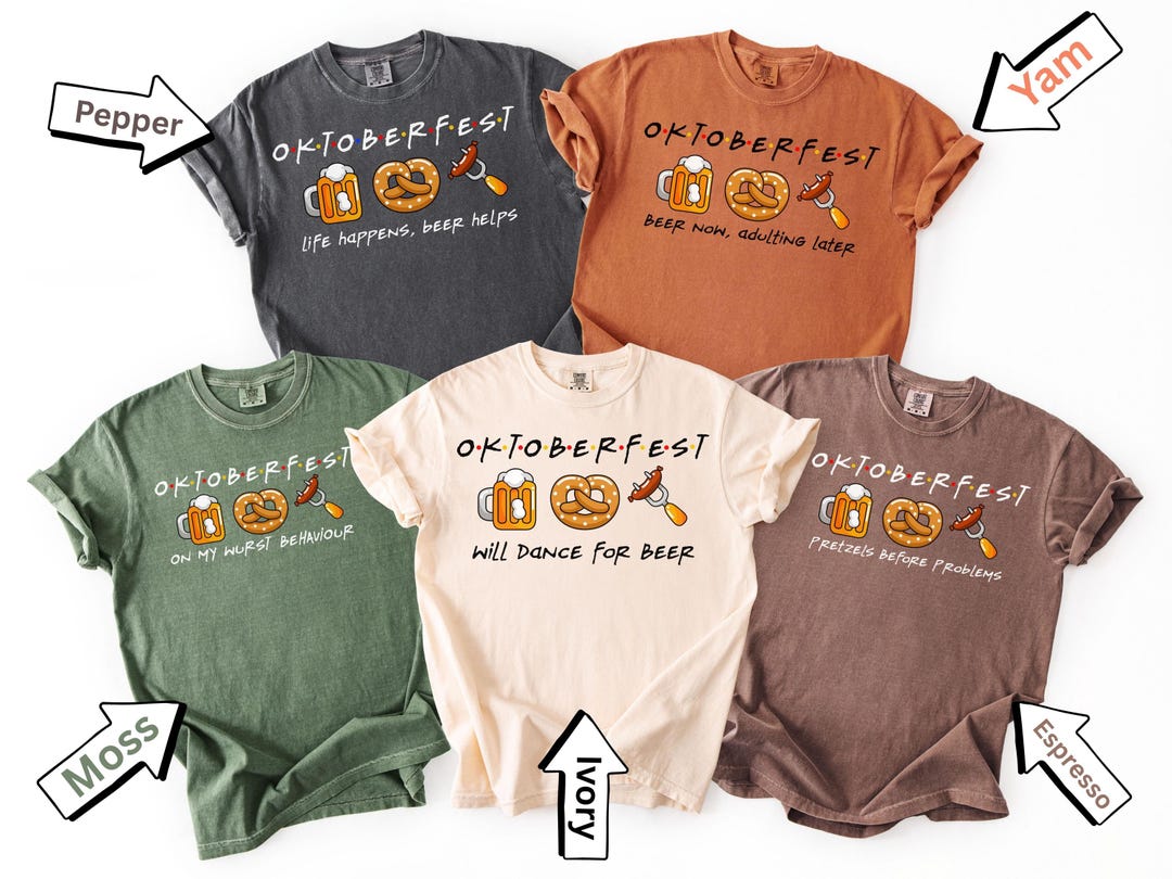 Oktoberfest Shirt Group Drinking Shirts Fall Festival Shirt Oktober ...