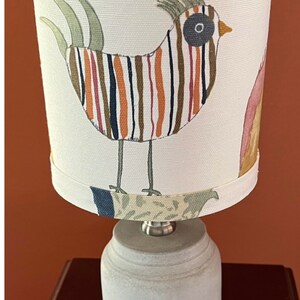 Lamp and Shade, Lampshade and Lamp, Accent Lamp, Farm House Lamp, Chick ...