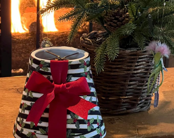 Christmas Lamp Shades, Chandeliers Shades, Sconces Shades, Clip On, All ...
