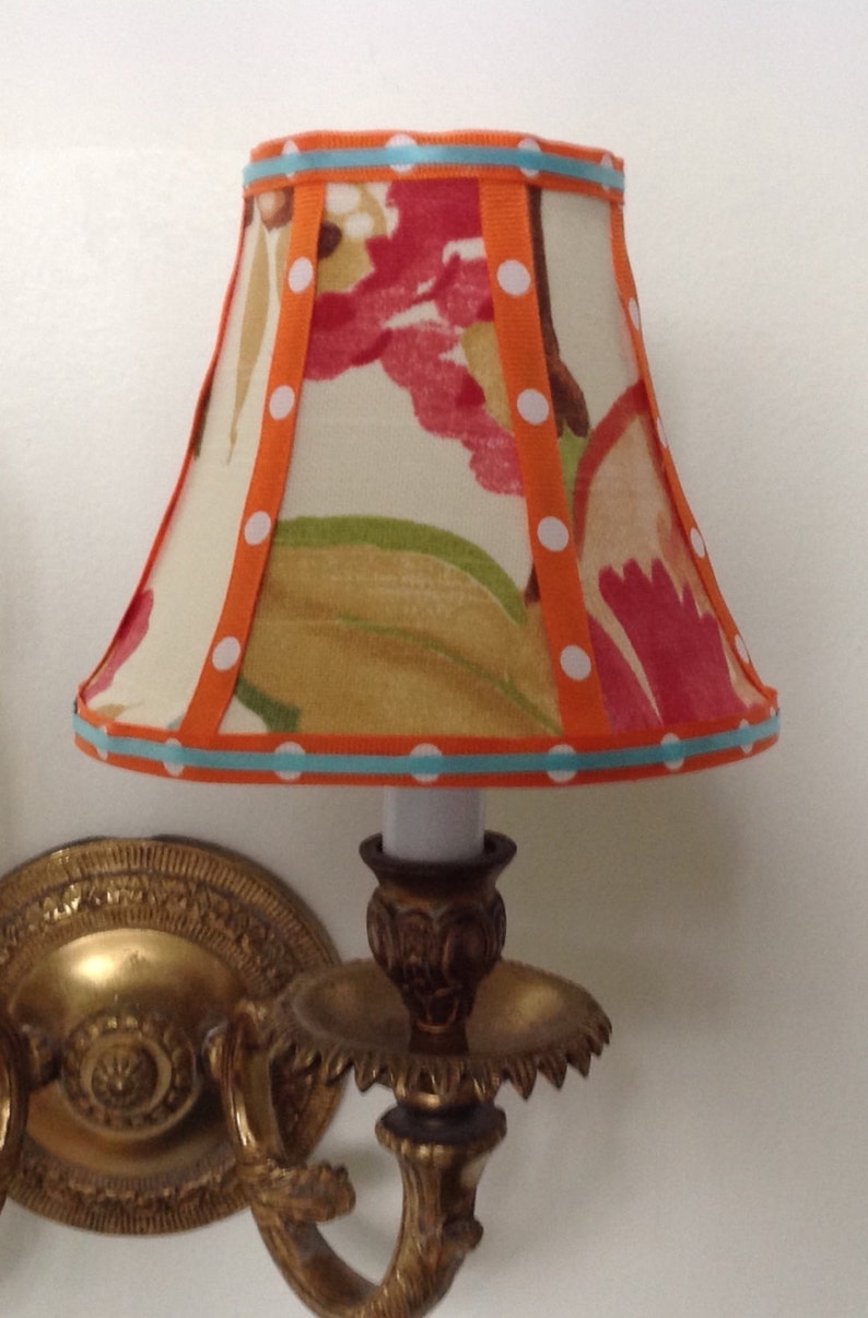 Whimsical and Fun Chandelier Lamp Shade Clip On - Etsy