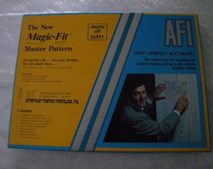 Magic Fit Master Pattern Vintage Dusan Mrak and American Fashion ...