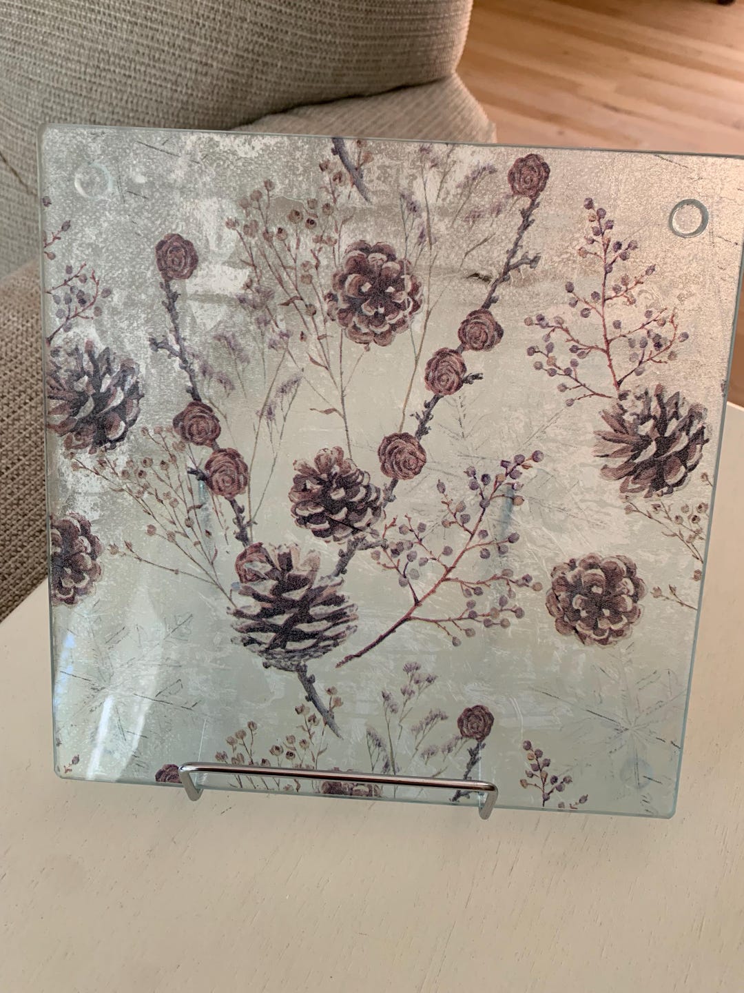 Glass Trivet / Cutting Board / Display Tray - Etsy