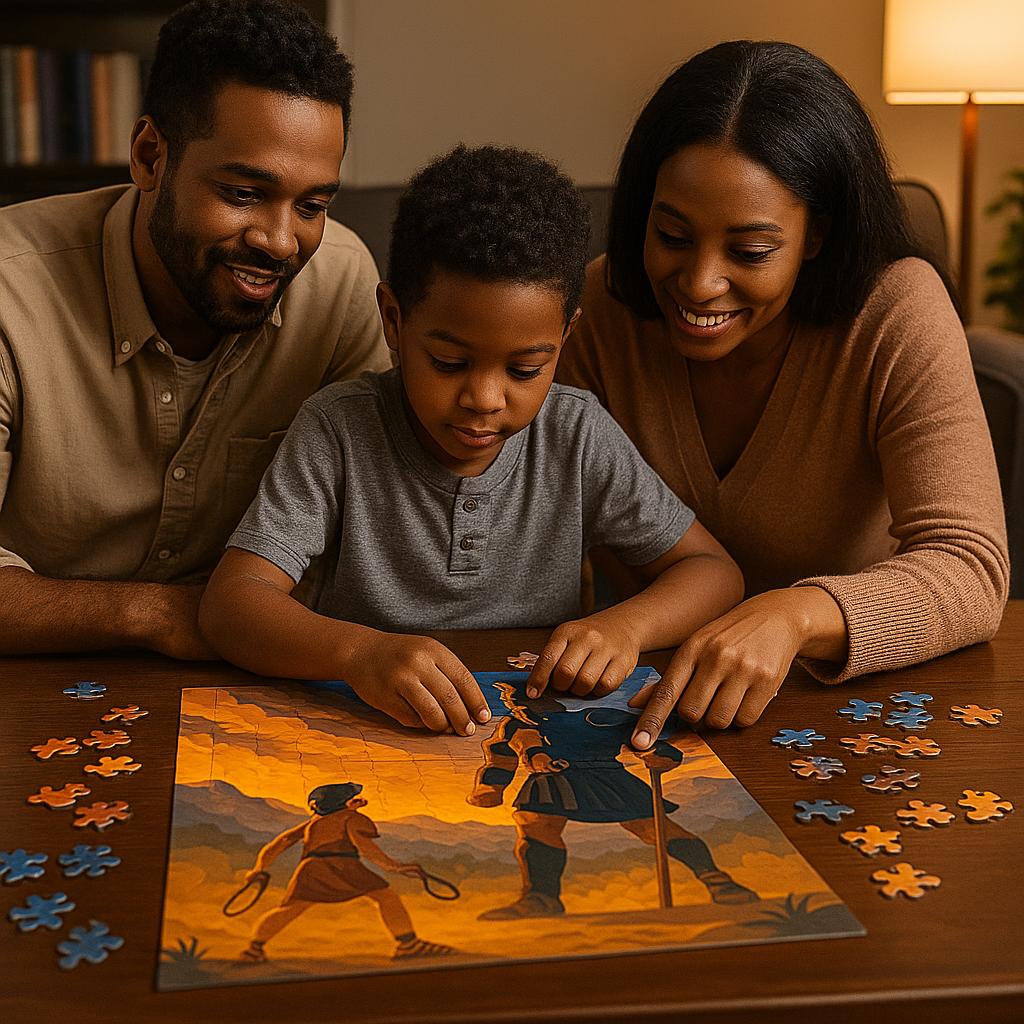 Faith Puzzle for Kids - 30 Pc Puzzle for Faith , Friends, Bible ...