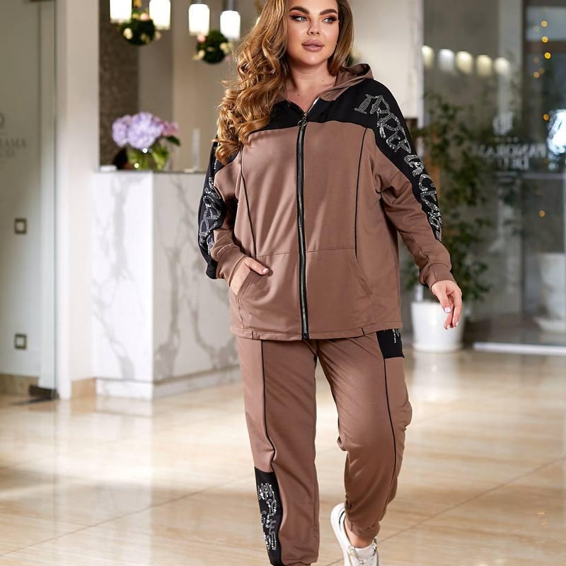 Rhinestone Tracksuit - Etsy