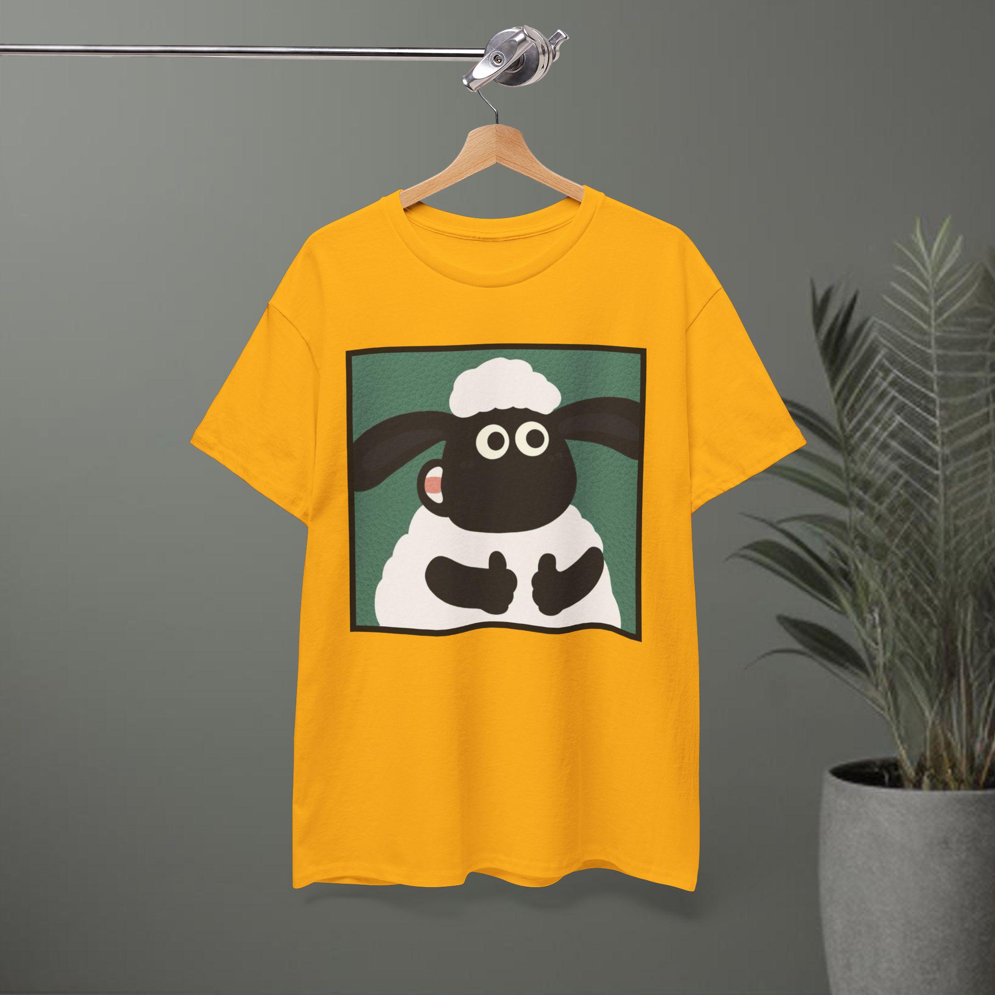 Shaun T-shirt | Funny Sheep Cartoon Graphic Shirt, Cute Animal Print ...