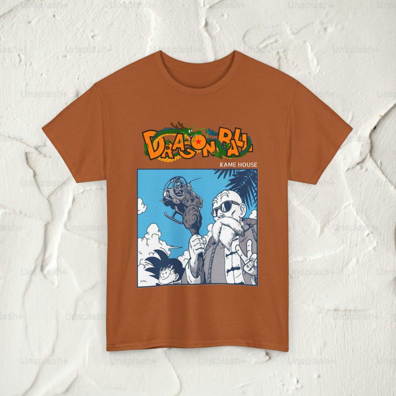 Dragon Ball Tshirt | Featuring Master Roshi and Goku, Anime Graphic T ...