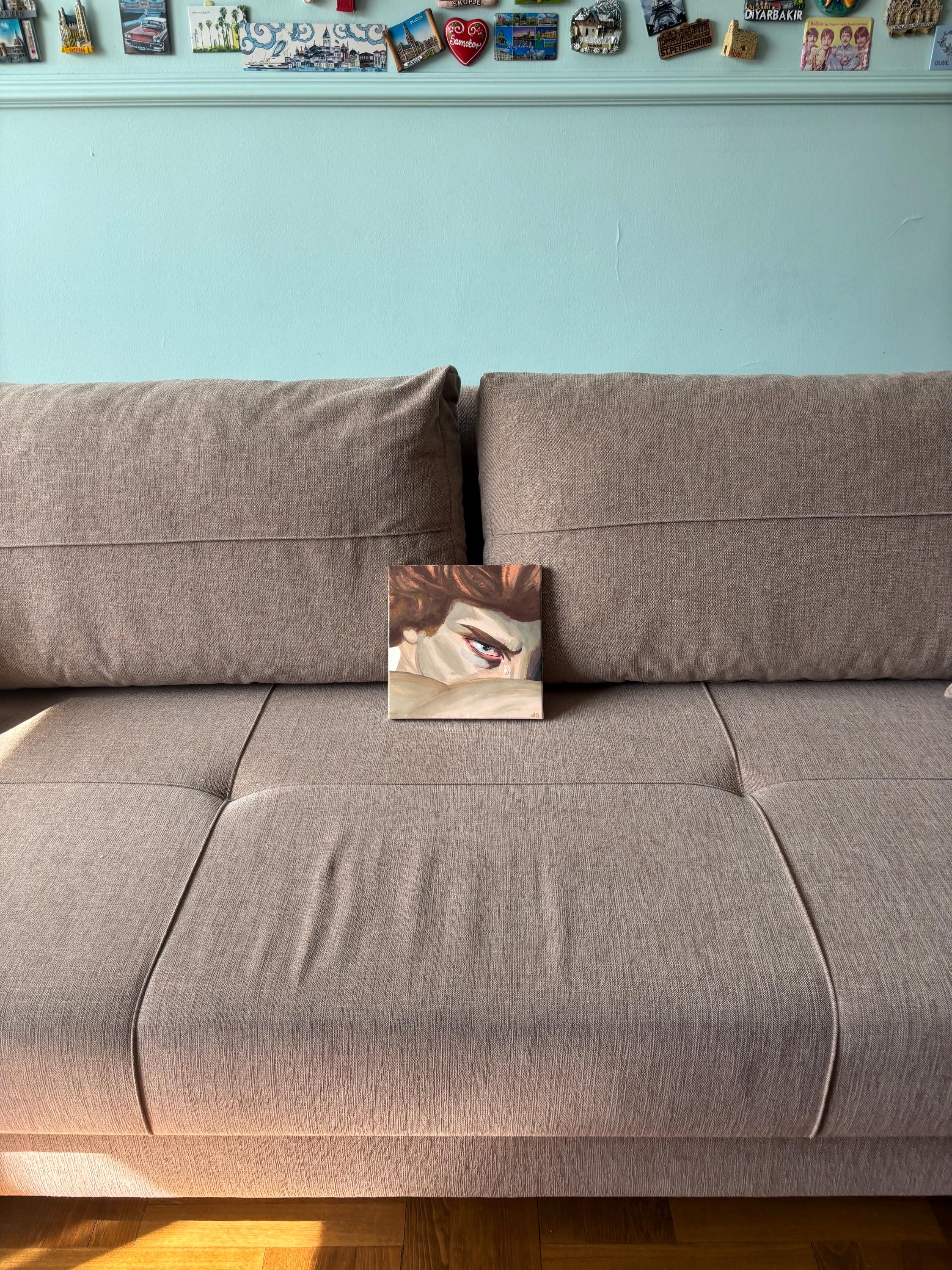 The Fallen Angel - Lucifer’s Eye Hand-painted Acrylic Canvas Art ...