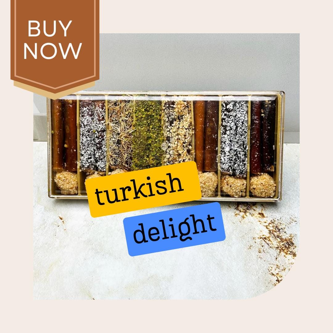 Handmade Turkish Delight Lokum | Fresh, Artisanal 500g Box | Authentic ...