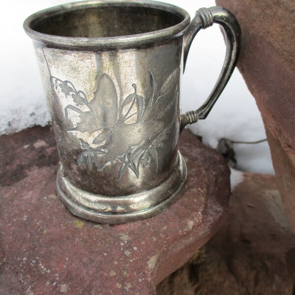 Silver Plate Cup - Etsy