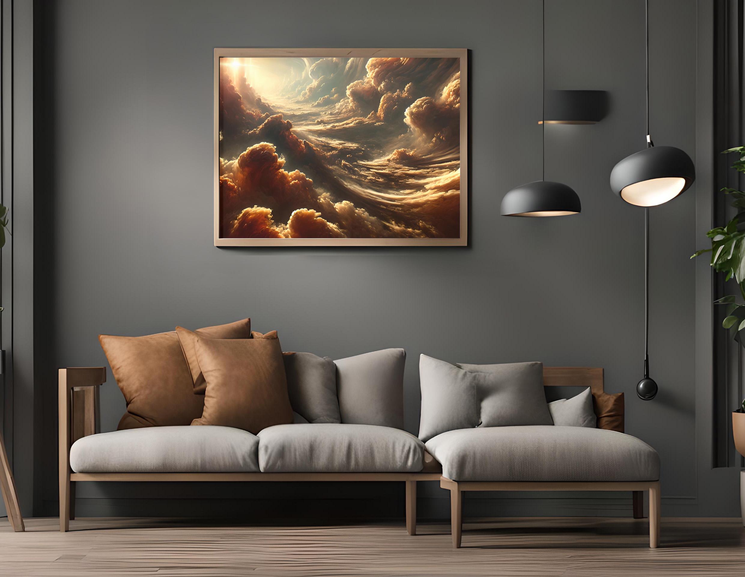 Jupiter Cloudscape – High-resolution Atmospheric Art Print - Etsy