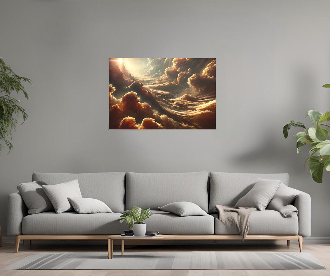 Jupiter Cloudscape – High-resolution Atmospheric Art Print - Etsy