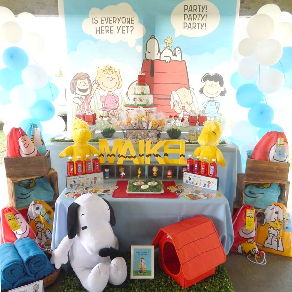 Snoopy Birthday Party - Etsy